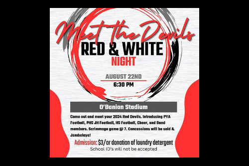 Pickering to Hold Red & White Night | Vernon Parish Journal