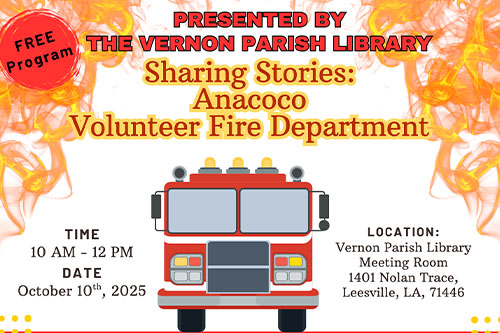 Sharing Stories: Anacoco Volunteer Fire Department | Vernon Parish Journal